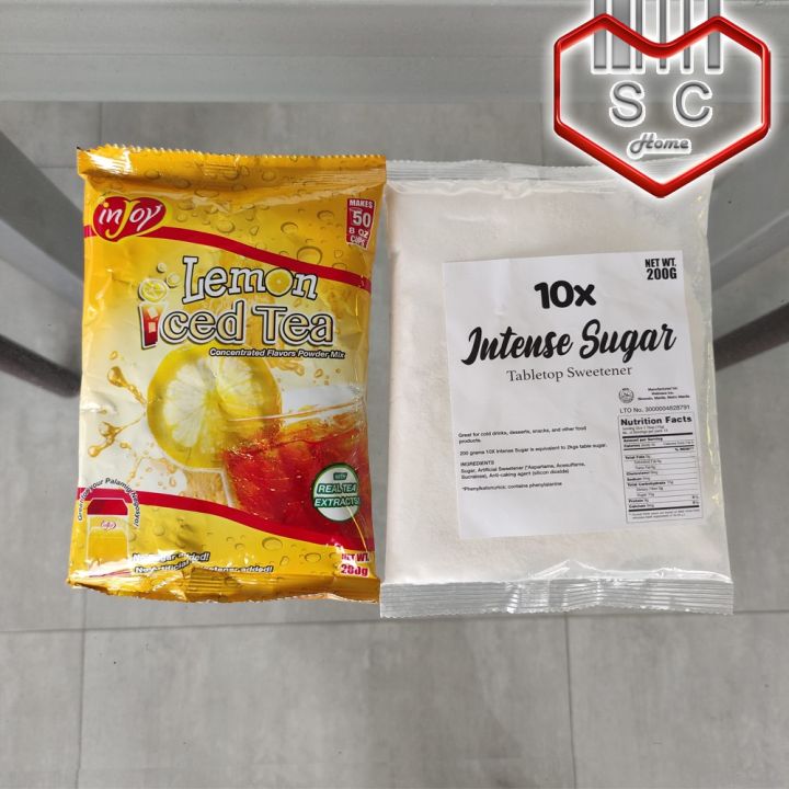 Injoy Lemon Iced Tea 200G + 10X Sweetener 200G Shopping Circuit | Lazada PH