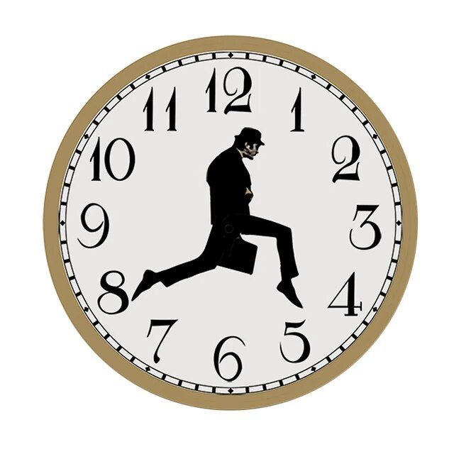 【Hottest Trends】 30cm Walks Wall Clock British Comedy Inspired Ministry ...