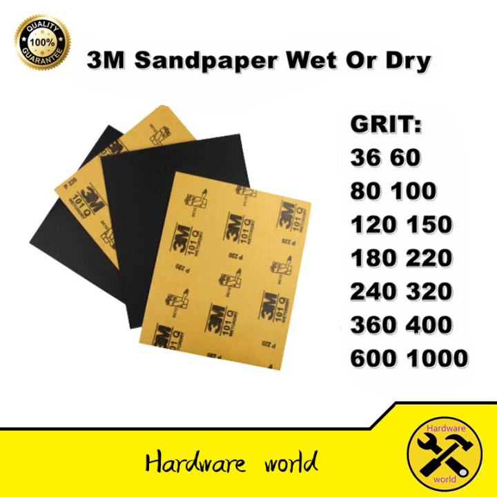 ABRASIVE PAPER SANDPAPER GRIT (WET OR DRY) LIHA 1pc. | Lazada PH