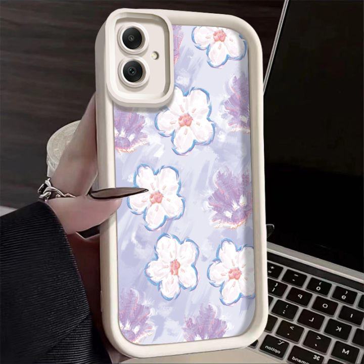 Casing Hp Samsung Galaxy A05 A05s Case bunga cantik Anti Kesing Drop ...