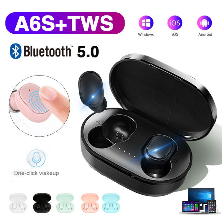 【Fast Delivery】A6S TWS wireless earbuds ear buds wireless Bluetooth ...