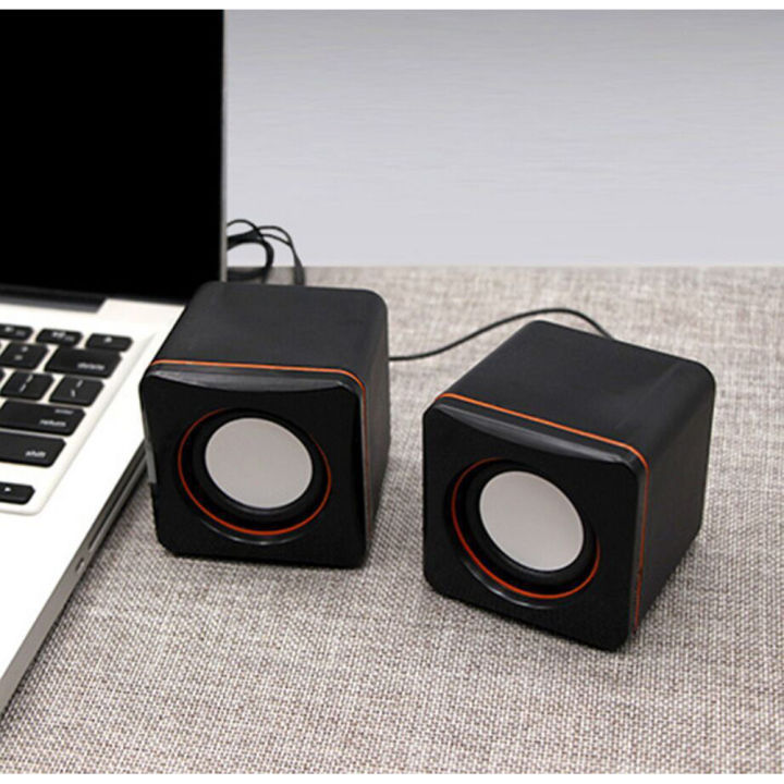BEAUTYBIGBANGMini USB Laptop Speakers Wired Laptop Speakers 2.0 Channel ...