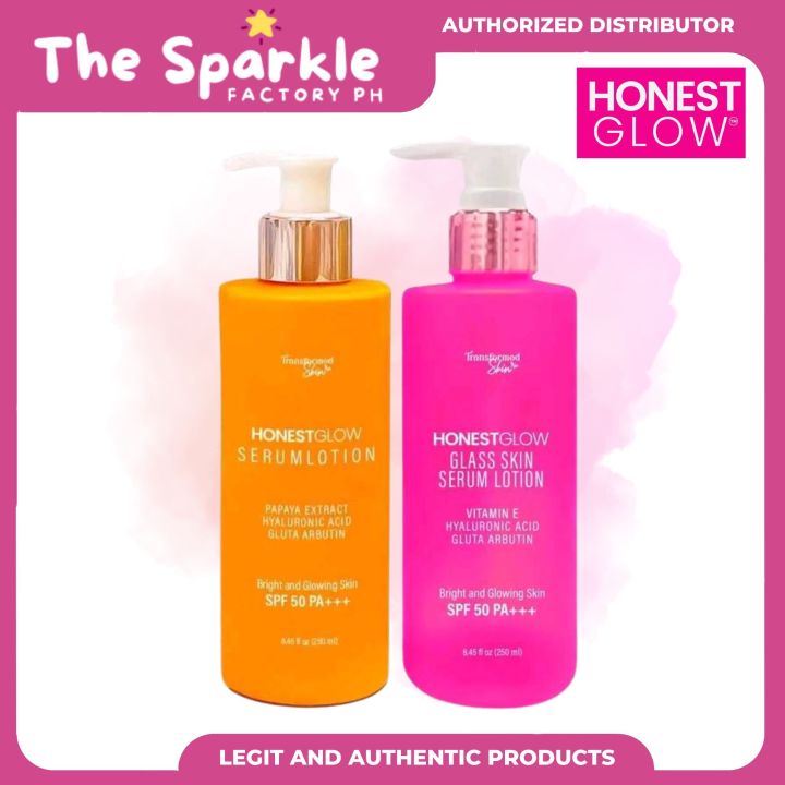 Authentic Honest Glow Serum Lotion | Glass Skin Serum Lotion SPF 50 250 ...