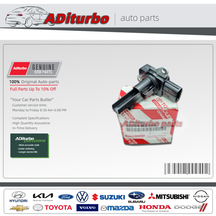 GENUINE MAF MASS AIR FLOW SENSOR FOR TOYOTA AVANZA 1NR/2NR HIGHLANDER ...