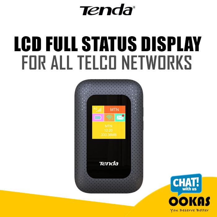 TENDA 4G185 4G LTE Advanced Portable Wireless WiFi Modem Router MiFi ...