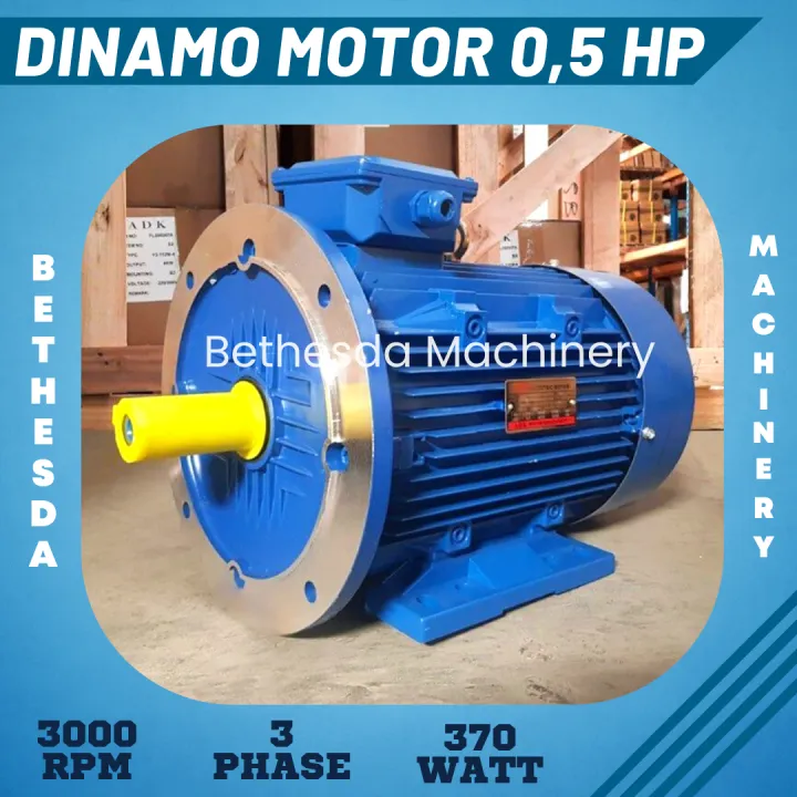 Dynamo / Elektro Motor ADK 3 phase 0.5 hp RPM 3000 | Lazada Indonesia