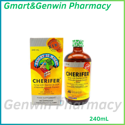 CHERIFER Syrup with Zinc 240 mL | Lazada PH