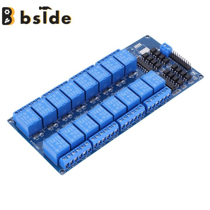 [Bside Tool Store]16 Channel Low Level Trigger Expansion Board with Optocoupler Relay Module ...