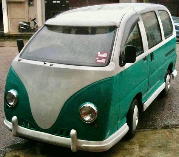 Perodua rusa convert Volkswagen t1 bodykit body kit front side rear ...