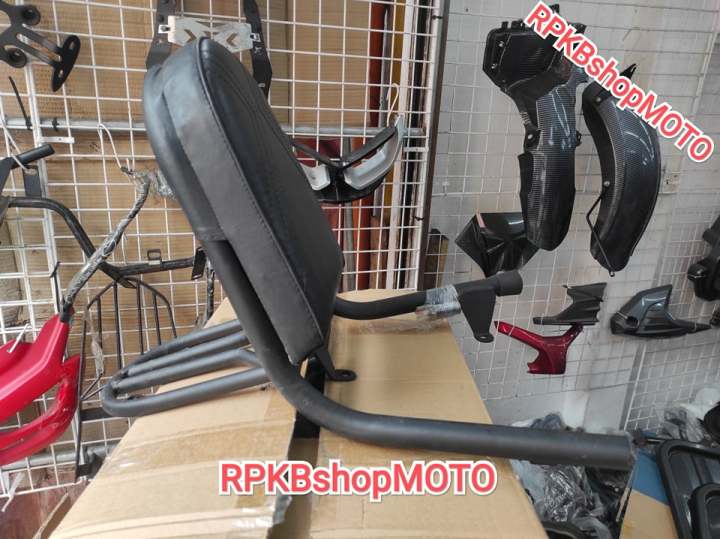 CLICK V1 and V2 GC 125&150cc Backrest with Extension Top Box ...