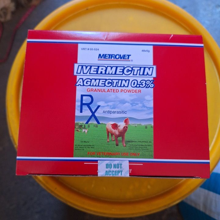 Ivermectin METROVET AGMECTIN 0.3% 5g (3 sachet per order) Anti Tick ...