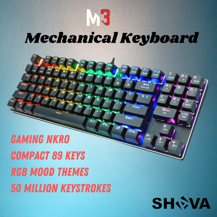 Mechanical Gaming Keyboard 89 Keys Design with Numeric Keypad TKL ...