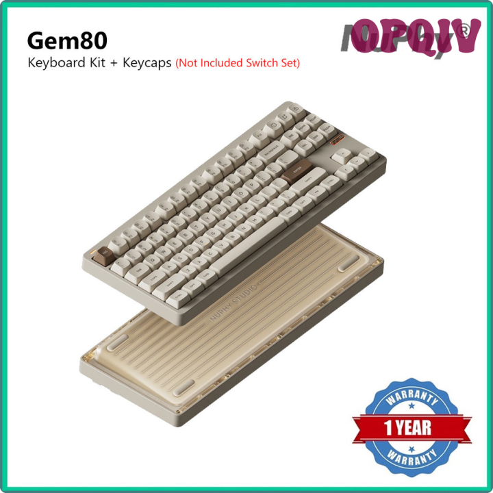 OPQIV NuPhy Gem80 Keyboard Kit + Keycaps (Without Switches) Hot ...