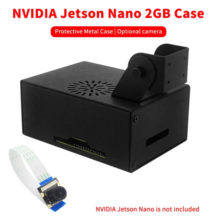 NVIDIA Jetson Nano 2GB Metal Case PC Chassis with Camera Holder Holes ...