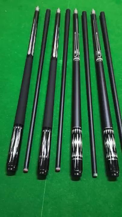 Black Technology Carbon Billiard Cue 1/2 Split Double Section American ...