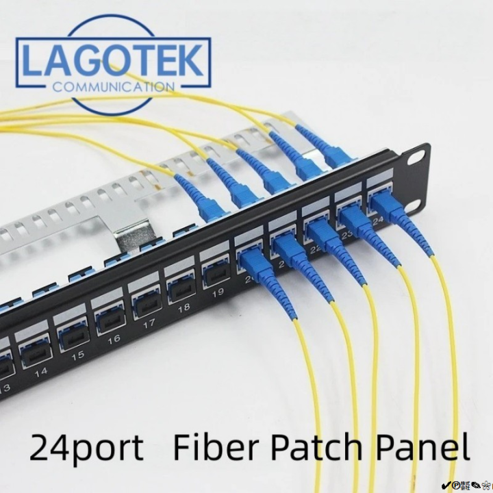 ㍿☀1U 19'' 24 Port Sc 24x LC Duplex Straight-through Fiber Patch Panel ...