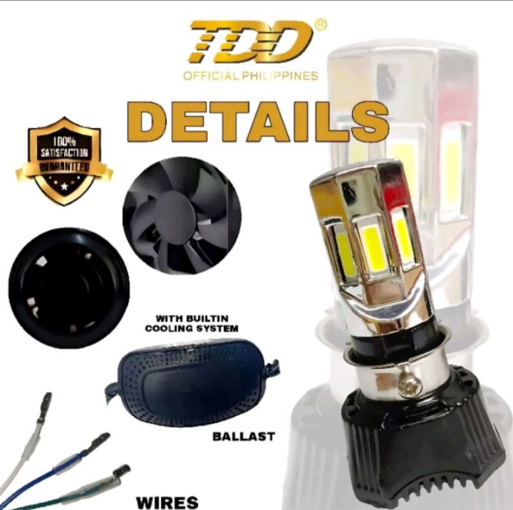 TDD 6LED Headlight For Motorcycle High Power Light | Lazada PH