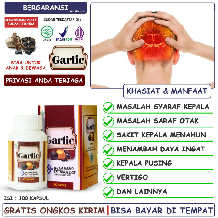 Obat Alami Syaraf Kepala Sakit Saraf Otak Kejepit Dikepala Penambah Daya Ingat Vertigo Pusing ...