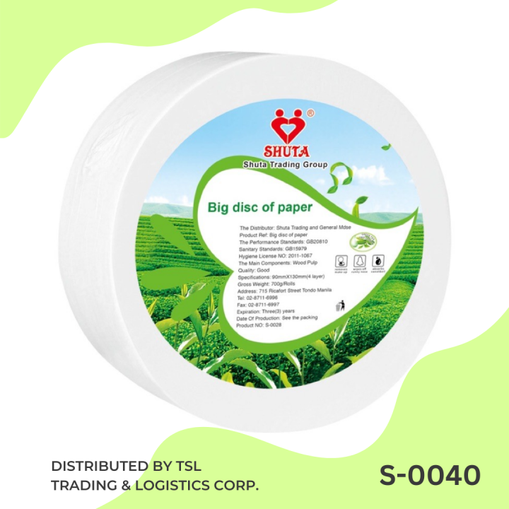 TSL - SHUTA JUMBO TISSUE ROLL S-0040, 620G | Lazada PH