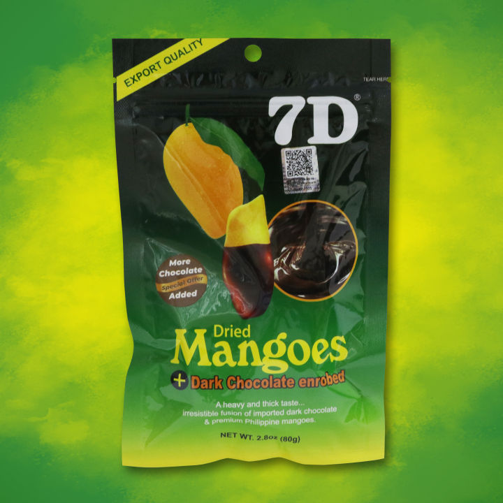 7D Dried Mangoes Chocolate Enrobed 80g | Lazada PH