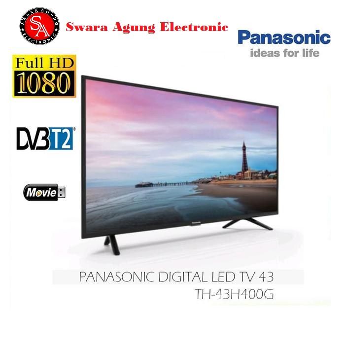 Led Tv 43 Inch Panasonic Type: 43H400G (Khusus Daerah Medan) | Lazada ...