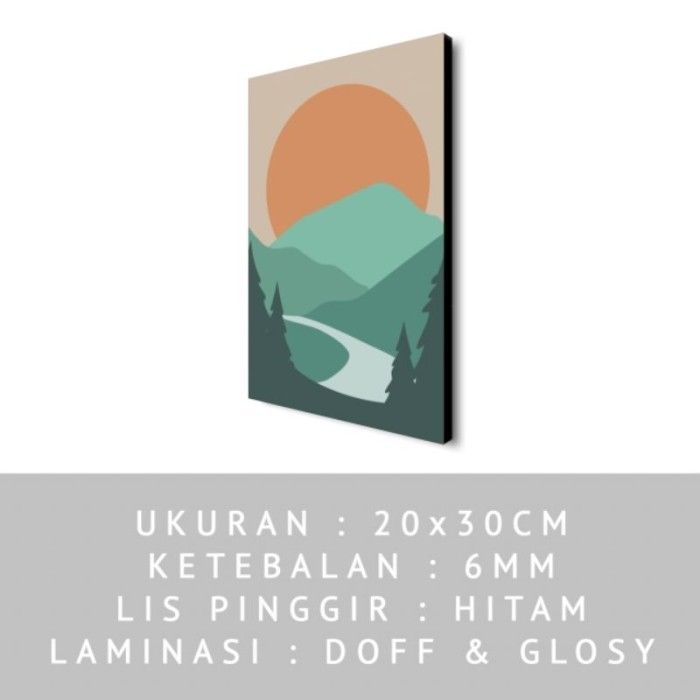 Hiasan kamar aesthetic cewek Poster dinding kayu Lukisan - Wall decor ...