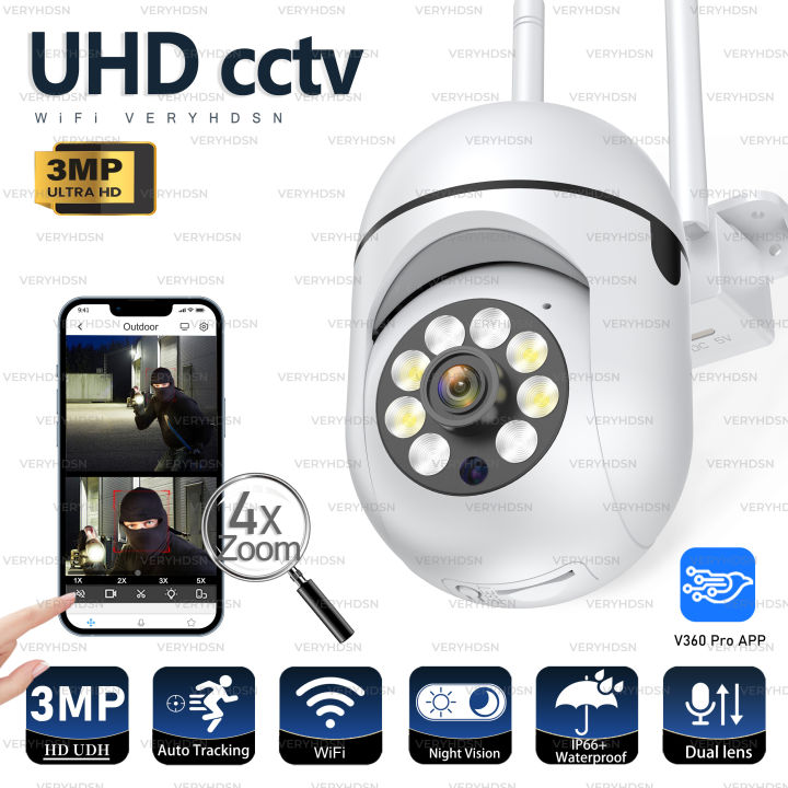 Wifi Camera IP Outdoor 5G Wireless Security Protection Monitor AI Smart ...