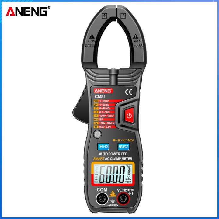 【ANENG】ANENG CM81 6000 Counts DC AC แรงดันไฟฟ้า Auto Range NCV ...