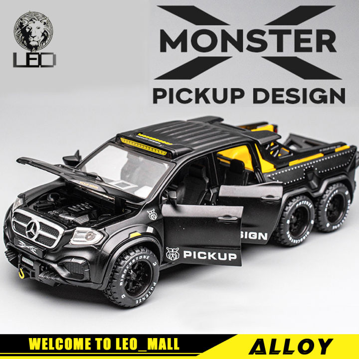 LEO 1:28 Benz X-Class diecast alloy model car for kids toys for boys ...