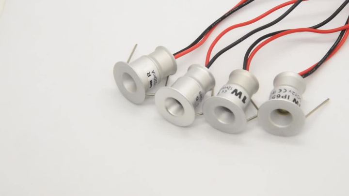 f1W IP65 12V DC Mini Spotlight Jewelry Cabinet Showcase Bulb Deck Lamp ...