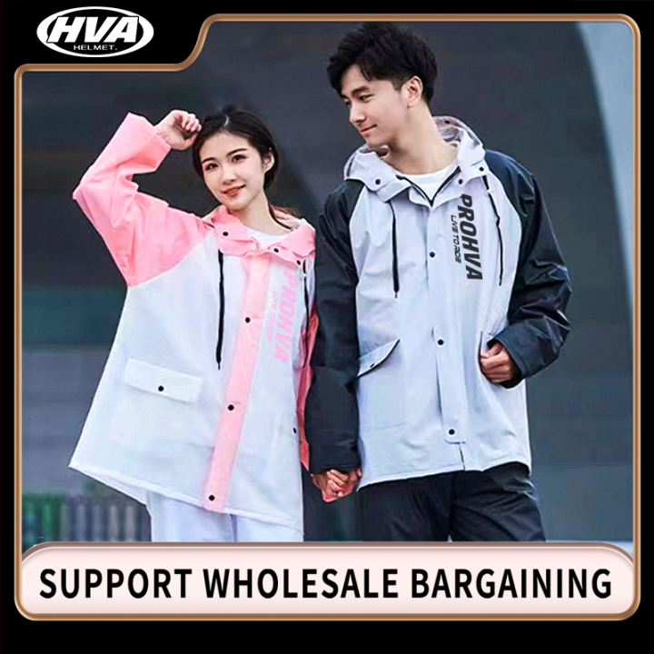 HVA Raincoat for Women Waterproof for Motorcycle Rider Jacket Pants ...