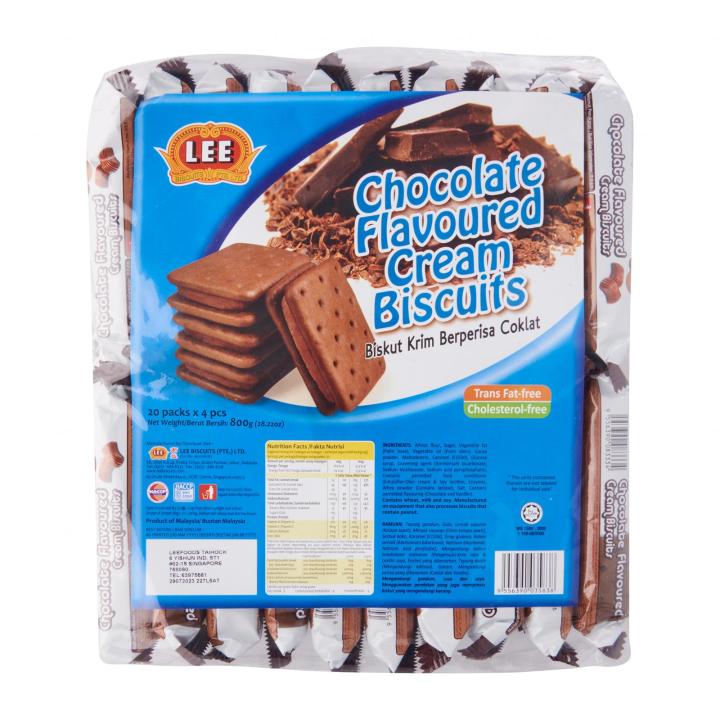 Lee Chocolate Cream Sandwich Filled Biscuits (Laz Mama Shop) | Lazada Singapore