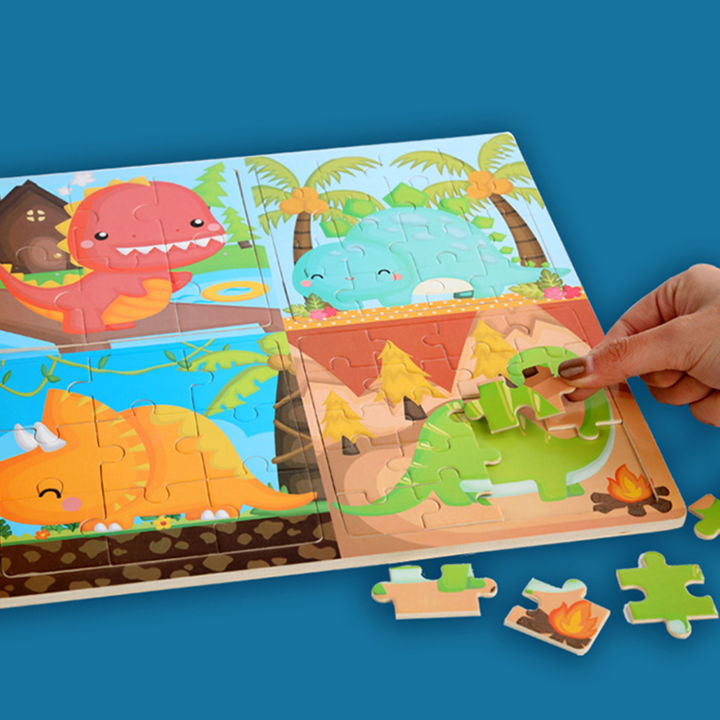 Microgood 1เซ็ตจิ๊กซอว์ปริศนาสร้างสรรค์ขอบเรียบน้ำหนักเบามือบนความสามารถพัฒนาความอดทนทักษะการฝึก ...