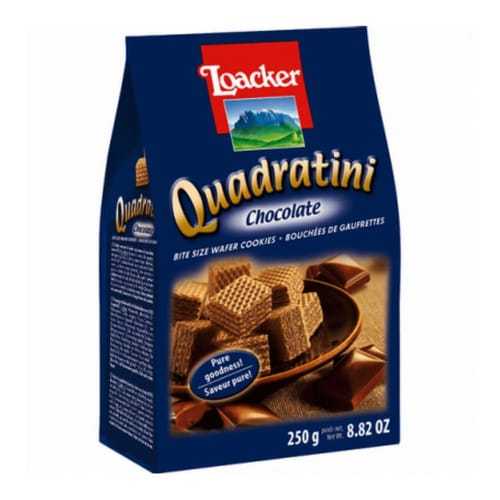 Loackers Quadratini Kakao Wafer Cookies (250g) | Lazada PH
