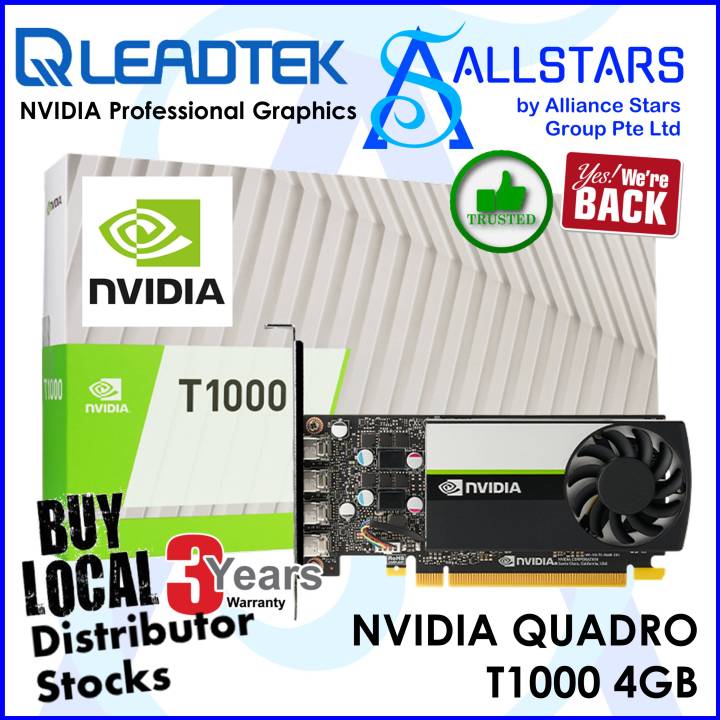 (ALLSTARS : We are Back / GPU PROMO) *Shipping New Model RTX A1000 8GB ...
