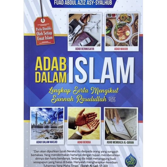 Buku Adab Dalam Islam Lengkap Serta Mengikut Sunnah Rasulullah | Lazada