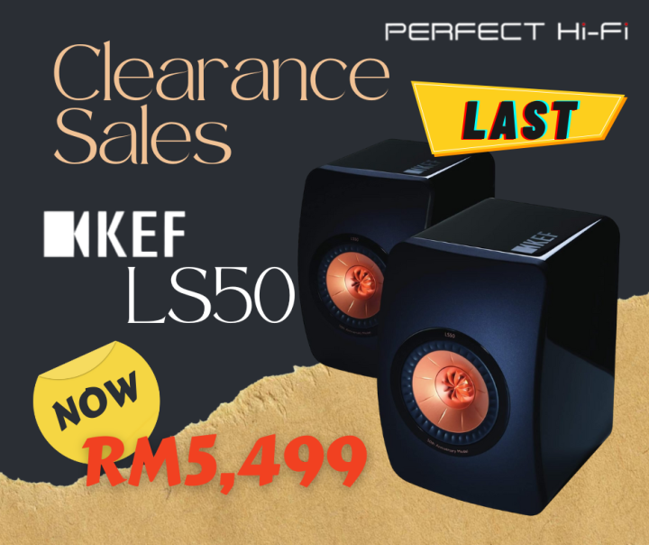 KEF LS50 Flagship Hi-Fi Bookshelf Speakers Black Color | Lazada