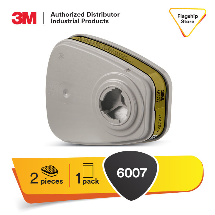 3M™ Mercury Vapor/Organic Vapor/acid Gas Cartridge 6007 | Lazada Singapore
