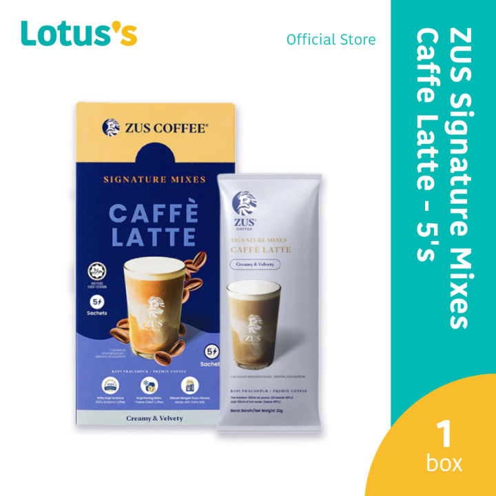 ZUS Signature Mixes Caffè Latte - 5's | Lazada
