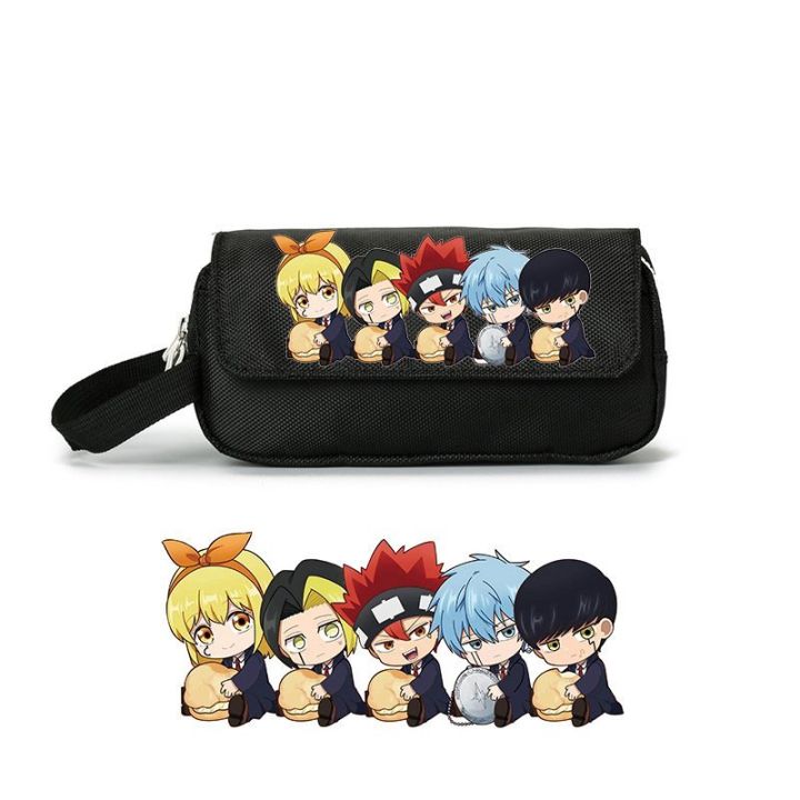 Hộp bút vải canvas khóa trắng in hình MASHLE: MAGIC AND MUSCLES ver ...