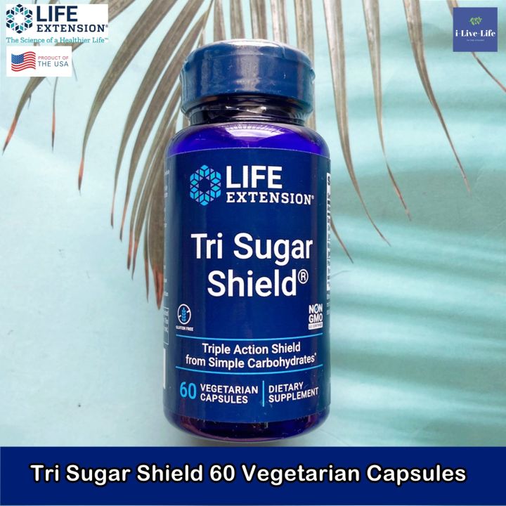 ไตร ชูการ์ Tri Sugar Shield 60 Vegetarian Capsules - Life Extension สาร ...