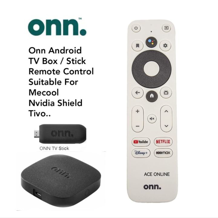 Onn Android TV / Stick Remote Control Suitable For Mecool Nvidia Shield ...