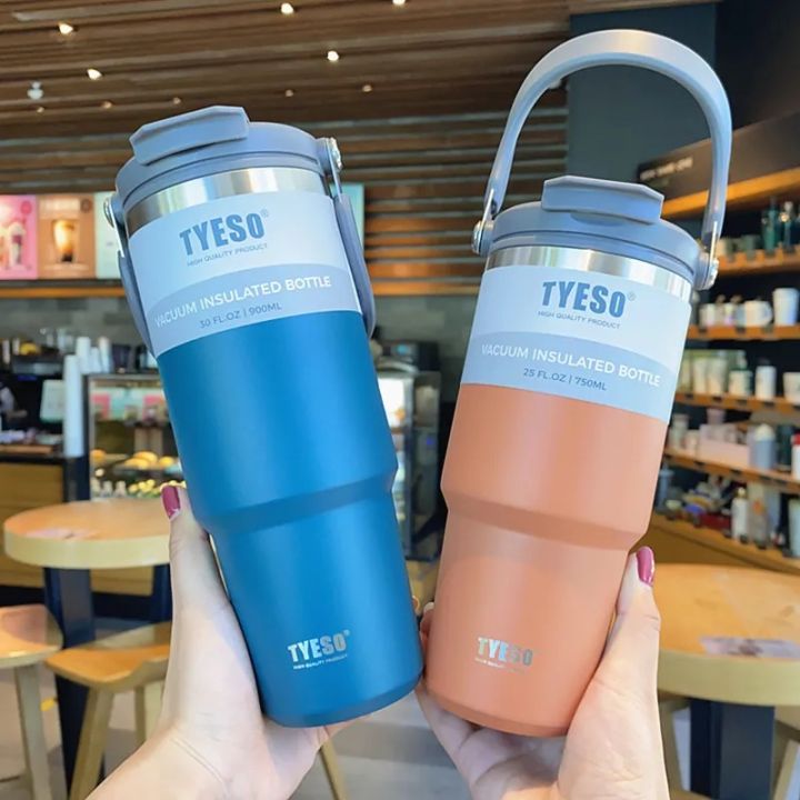 Tyeso Coffee Cup 900ml Thermos Botol Termos Portabel Kapasitas Besar ...