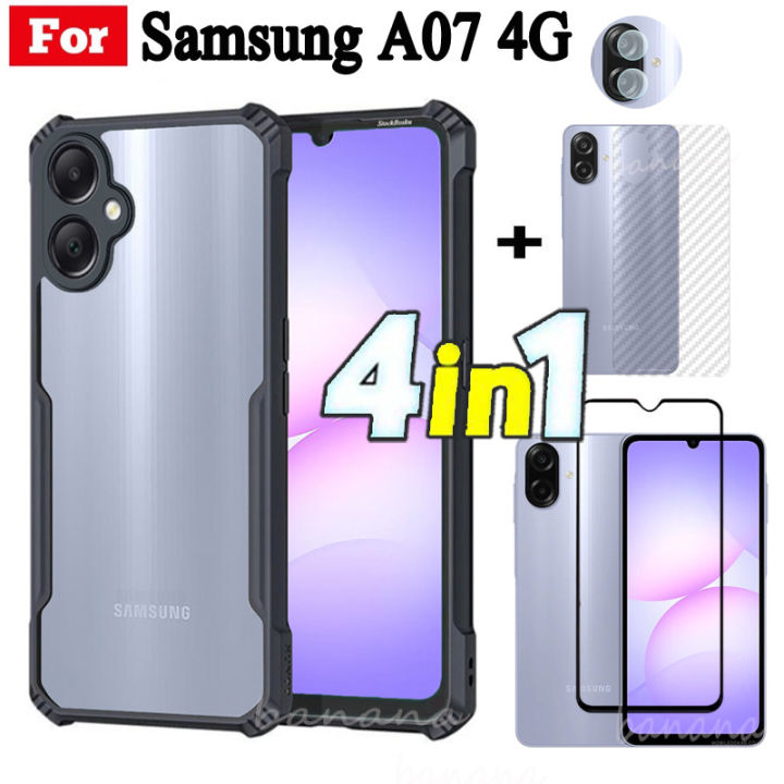 4 in 1 Samsung Galaxy A07 4GกันกระแทกสําหรับSamsung Galaxy A07 A 07 A0 ...