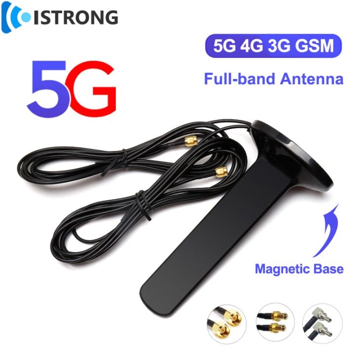 5G 4G 3G GSM Full-band Sucker Antenna Long Range Omni Signal Amplifier Wifi Network Booster SMA ...