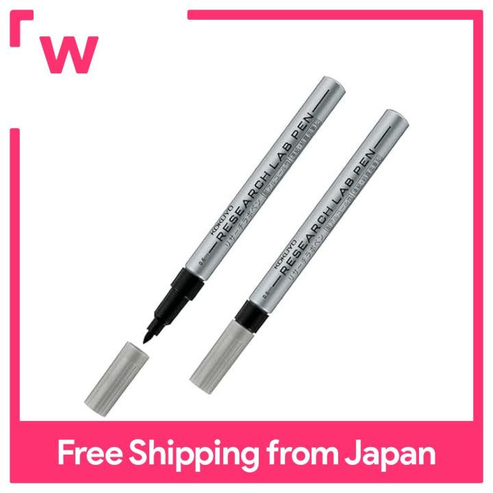 Kokuyo Pen, marker, research lab pen, alcohol-resistant type, black ...