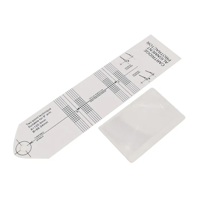 Vinyl Stylus Alignment Protractor Angle Calibration Gauge Tool ...