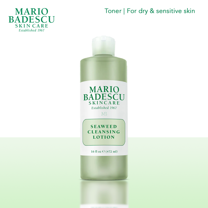 Mario Badescu Seaweed Cleansing Lotion 472ml for Clean, Supple Skin ...