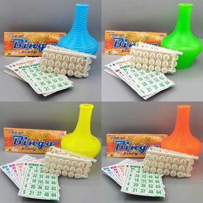 HPT Plastic Bottled Bingo Set Toy Classic Bingo Complete Set (RANDOM ...