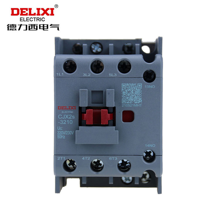 Deli West CJX2s-3210 Ac contactor 220V Three Phase 380V 36V 24V Single phase silver alloy ...